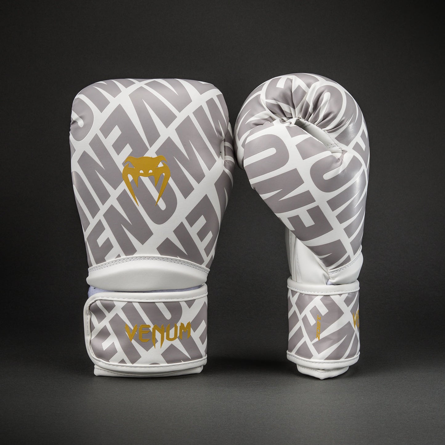 Venum Contender 1.5 XT 3D Boxing Gloves - White/ Gold - Venum Asia