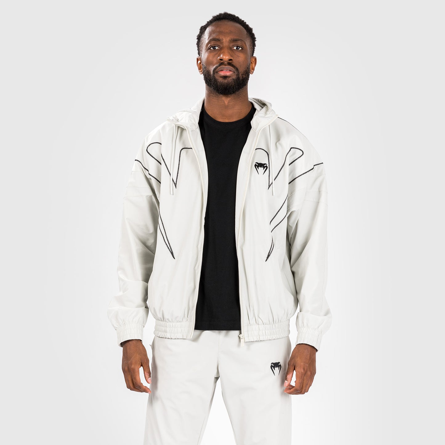 Venum Attack 90 Tracksuit Jacket - Sand/Black - Venum Asia
