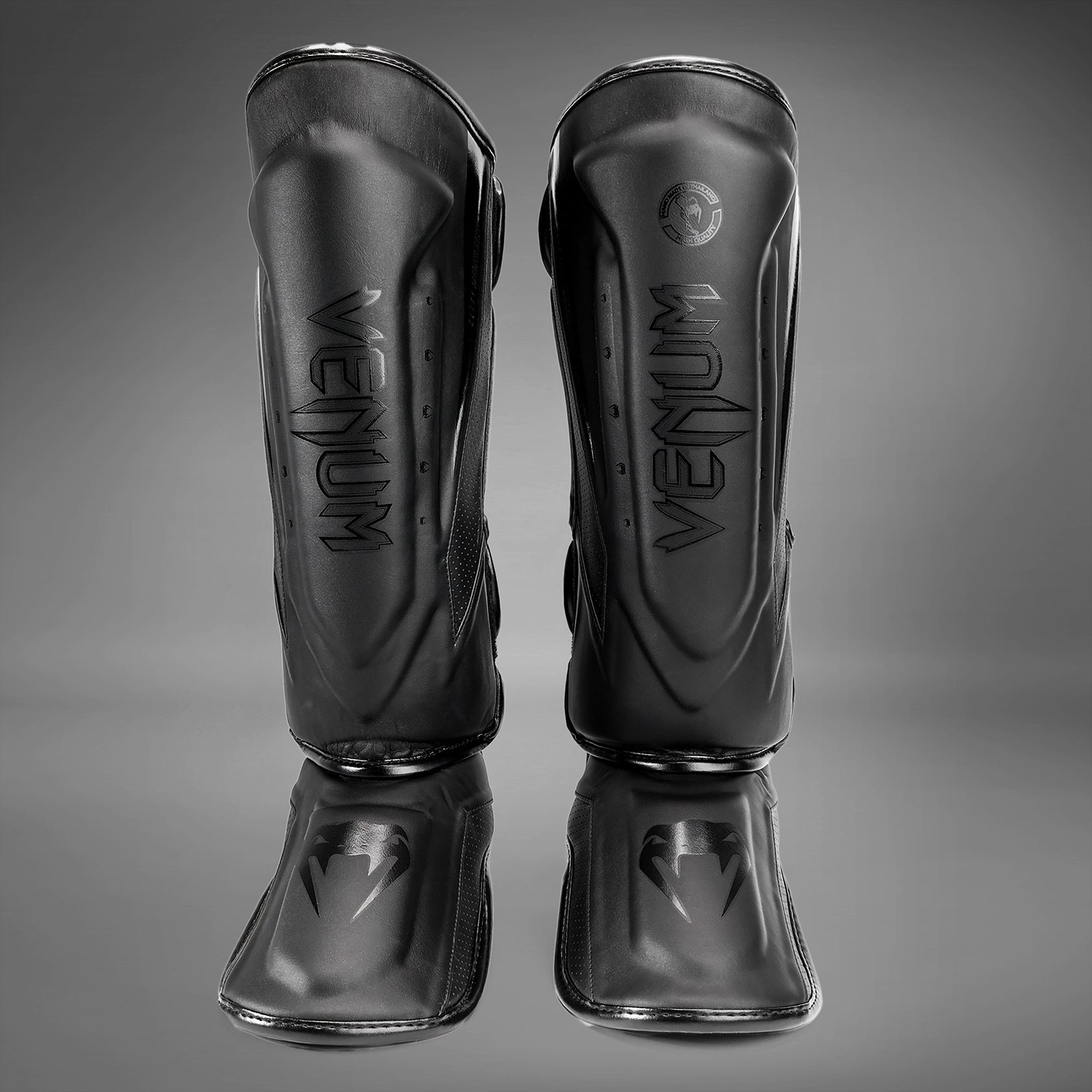 Shin Guards Elite Evo Venum - Black/Black - Venum Asia