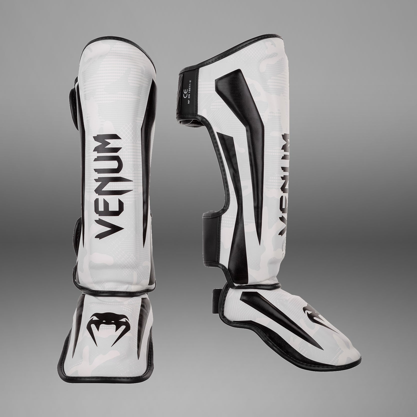Venum Elite Shin Guards - White Camo - Venum Asia