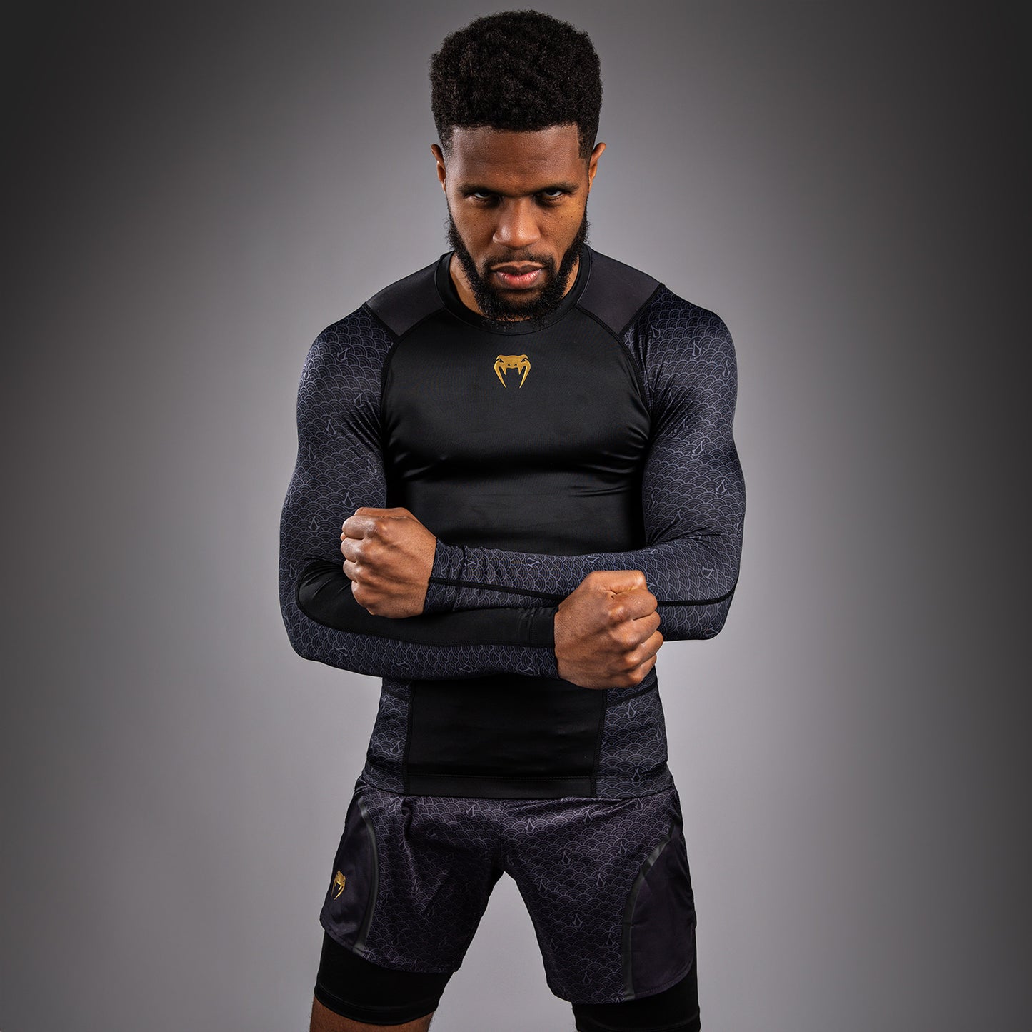 Venum x Assassin's Creed Shadows Rashguard Long Sleeve - Black - Venum Asia