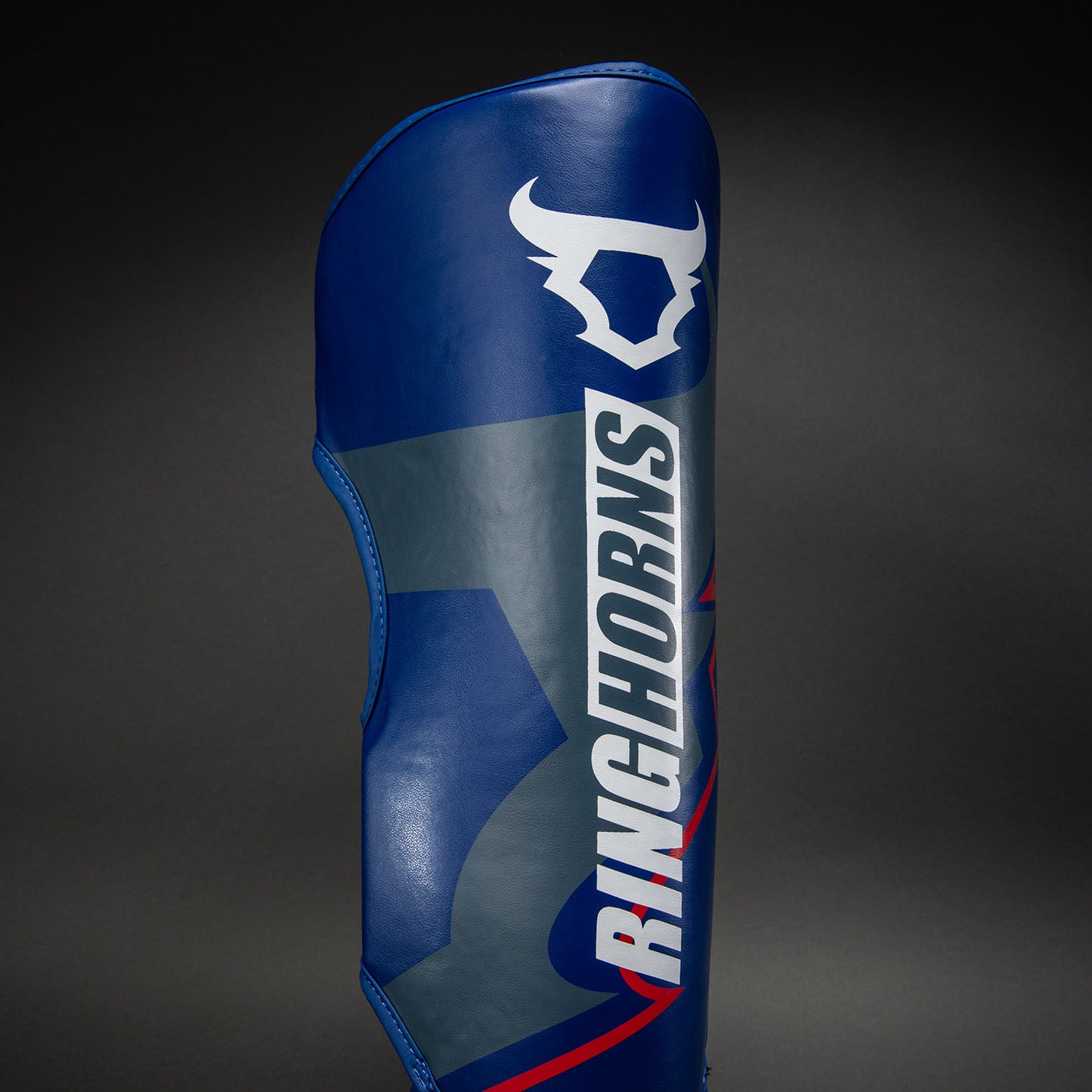 Venum Ringhorns Charger Shin Guards - Navy Blue/Red - Venum Asia