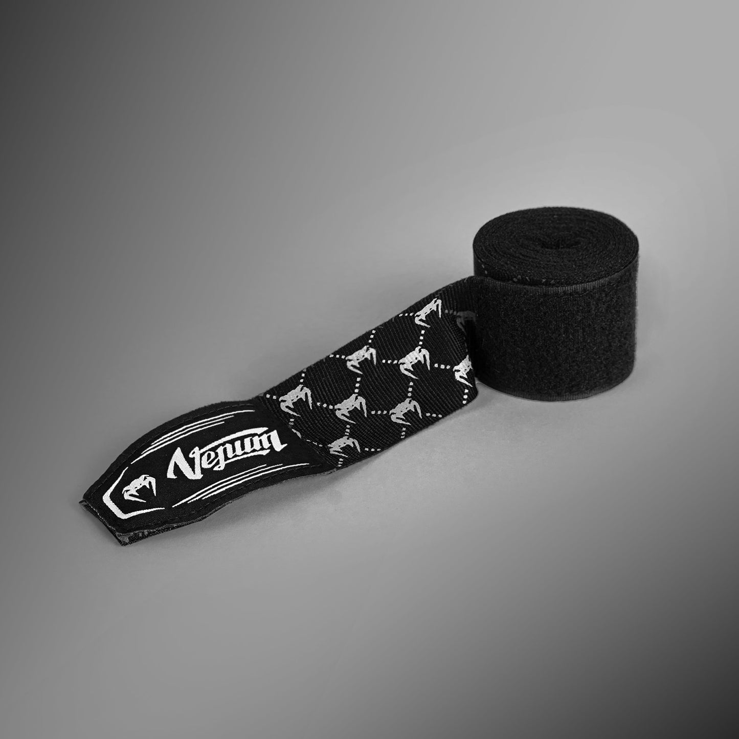 Venum Monogram Boxing Hand Wraps - Black/White - Venum Asia