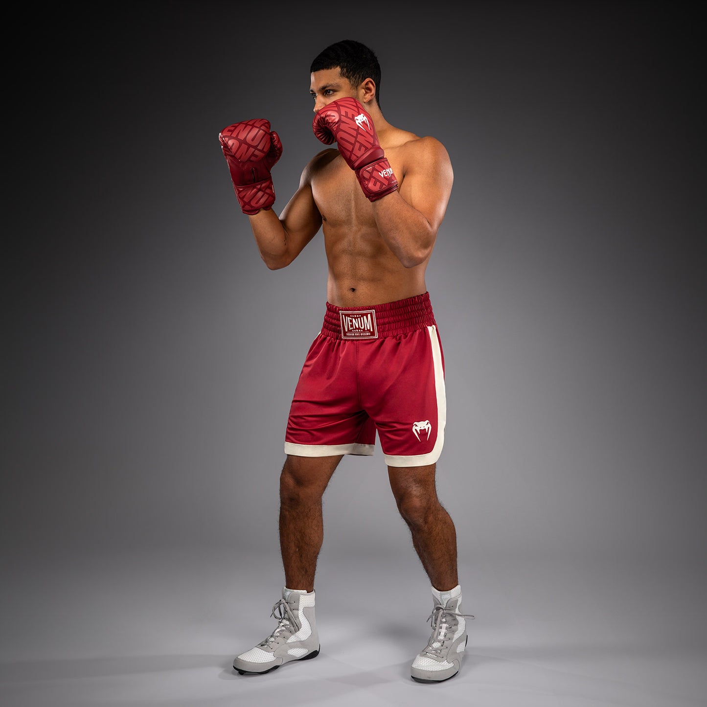 Venum Classic Boxing Shorts – Ruby Red/Ivory - Venum Asia