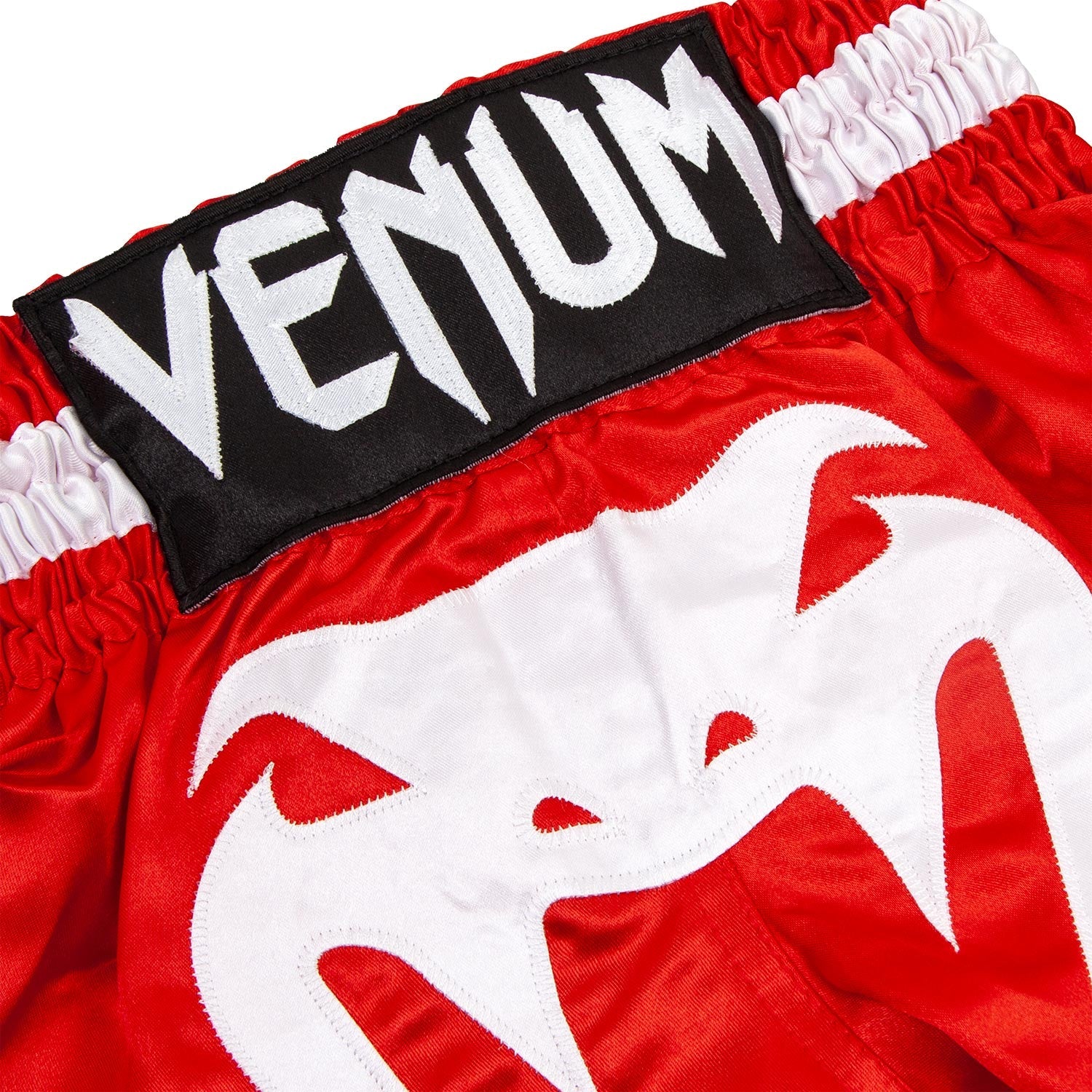 Venum Bangkok Inferno Kids Muay Thai Shorts - Red/White - Venum Asia