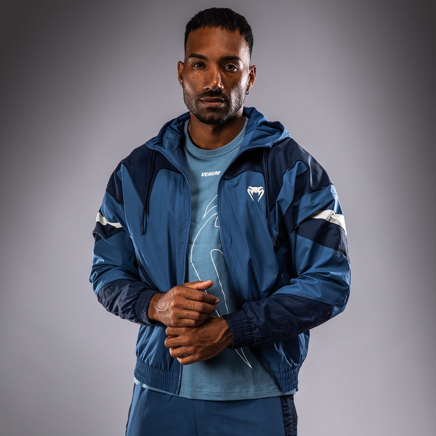Venum Attack 90 Tracksuit Jacket - Midnight Blue