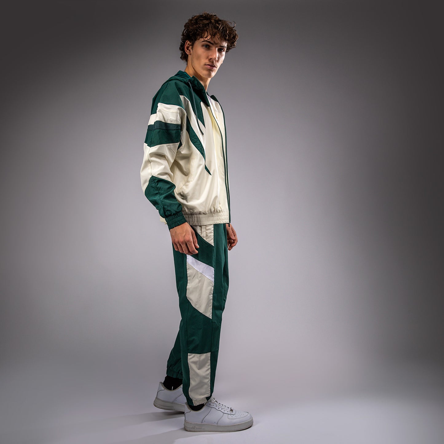 Venum Attack 90 Tracksuit Jacket - Forest Green/Ice - Venum Asia