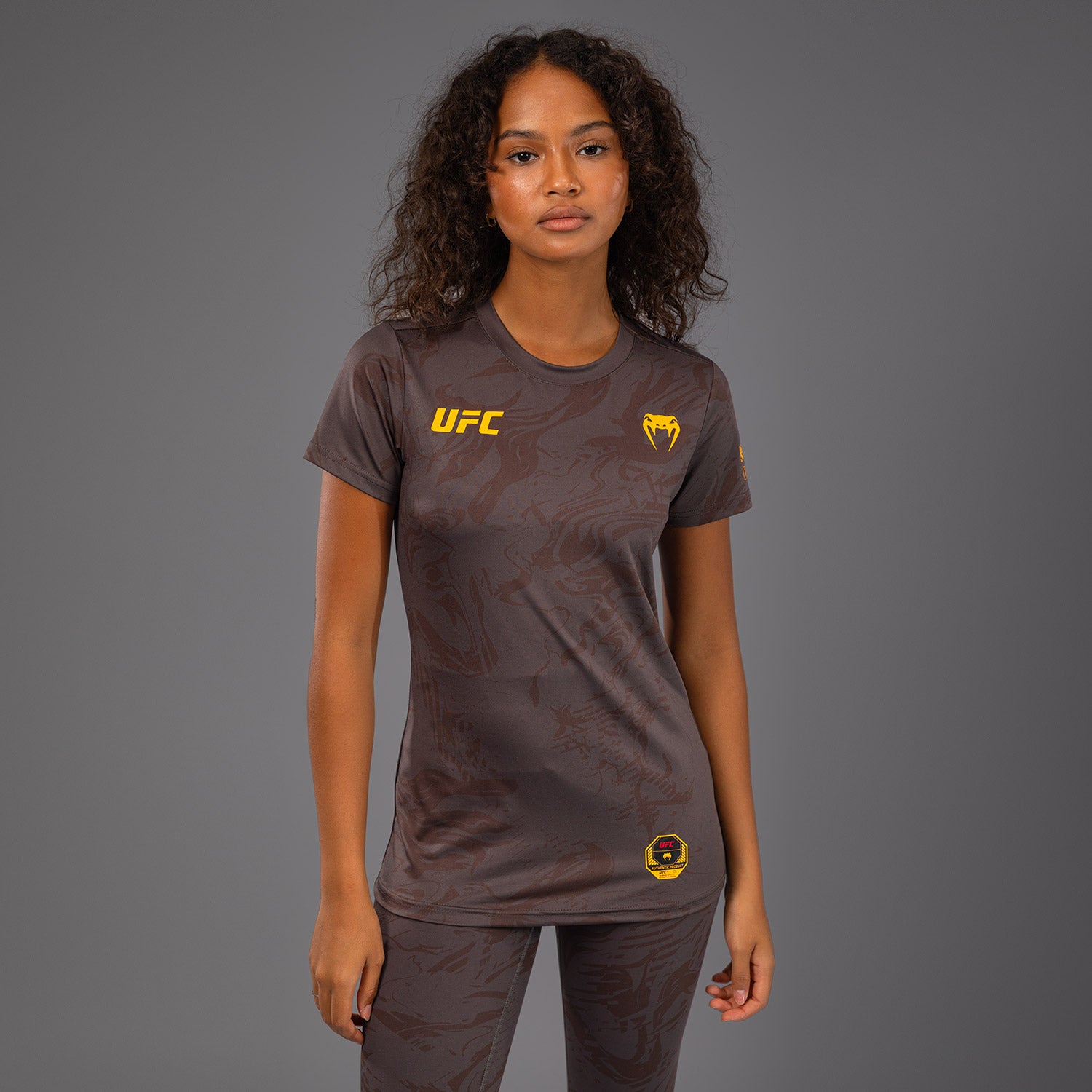 UFC Fusion by Venum Fight Week Women’s Dry-Tech T-Shirt - Earthen Brow ...