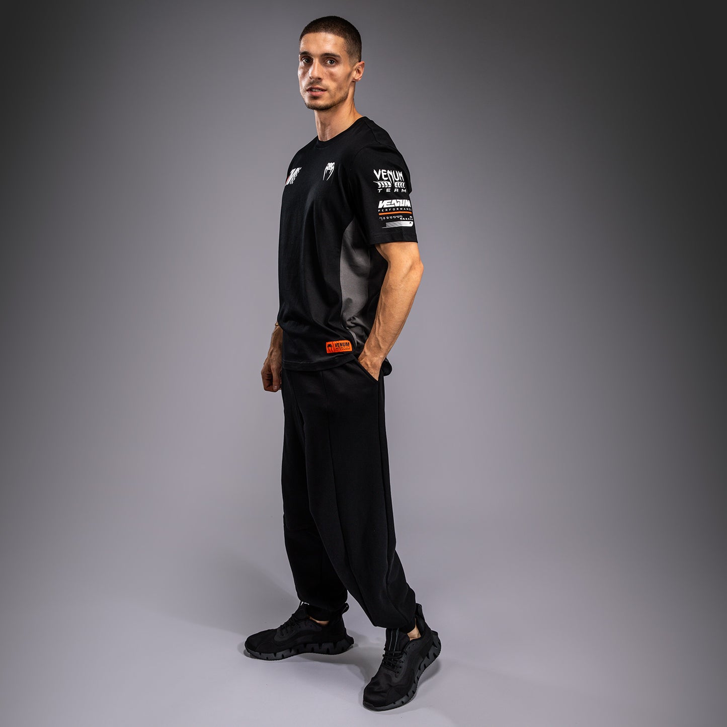 Venum Motorsport T-Shirt - Deep Black - Venum Asia