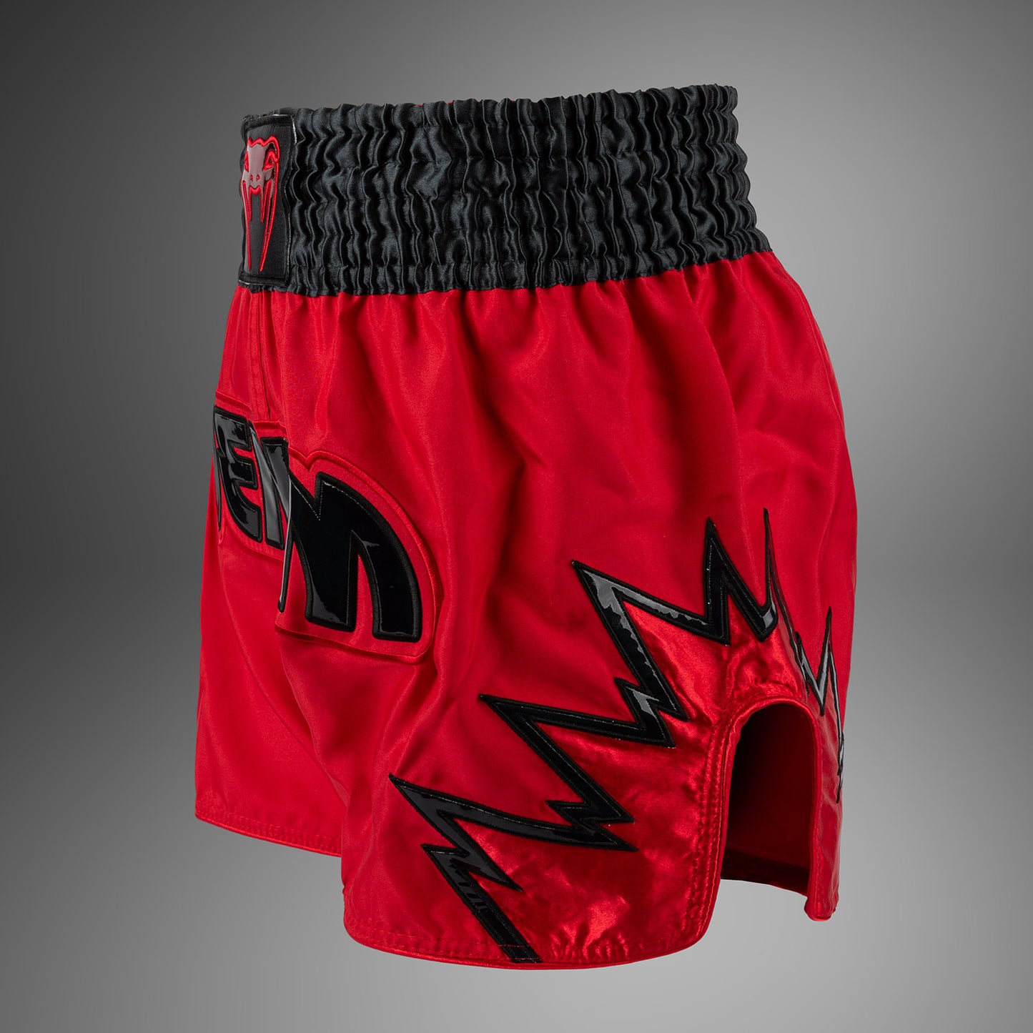 Venum Inferno Muay Thai Shorts - Red/Charcol Grey/Black - Venum Asia