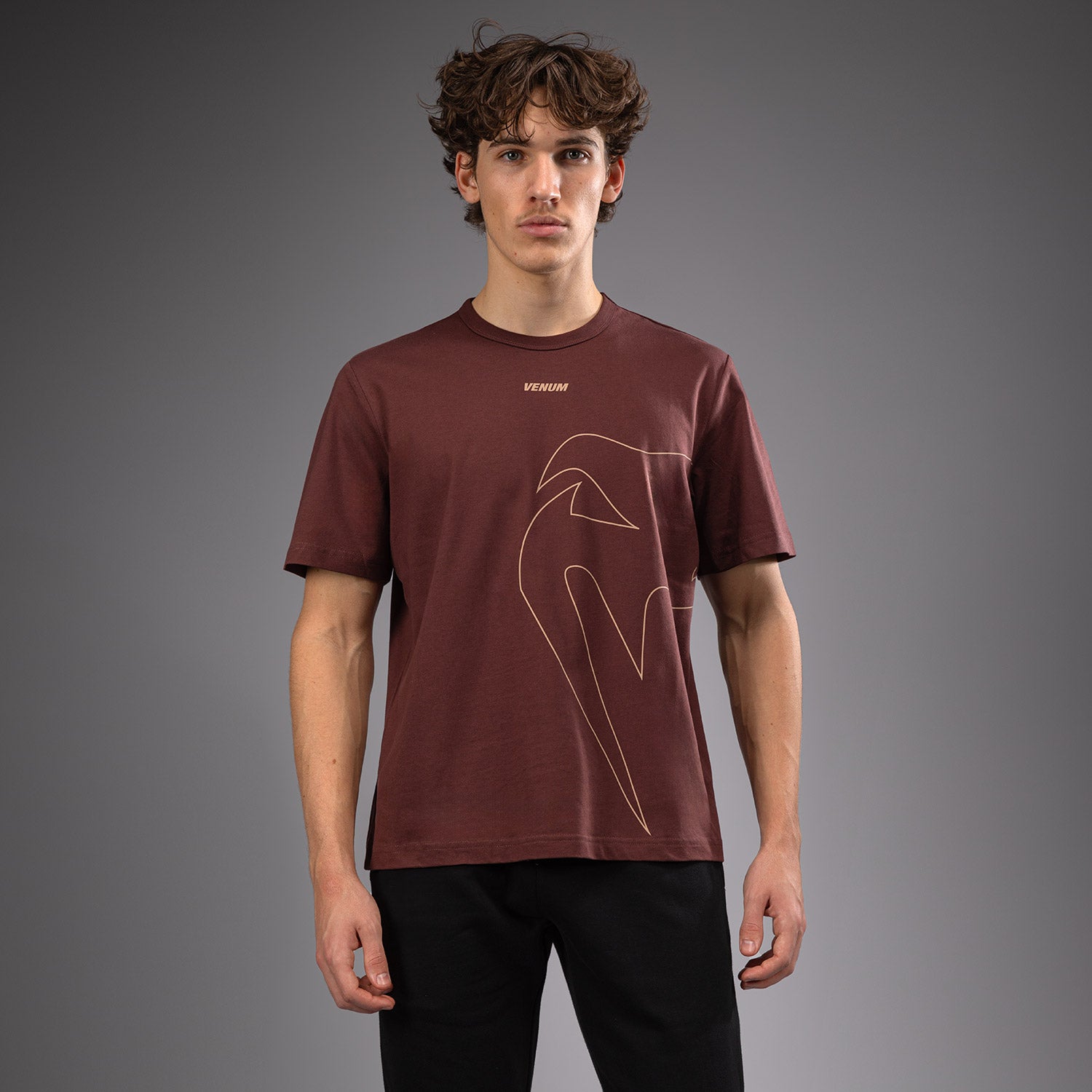 Venum Giant Connect T-Shirt - Chocolate Brown - Venum Asia