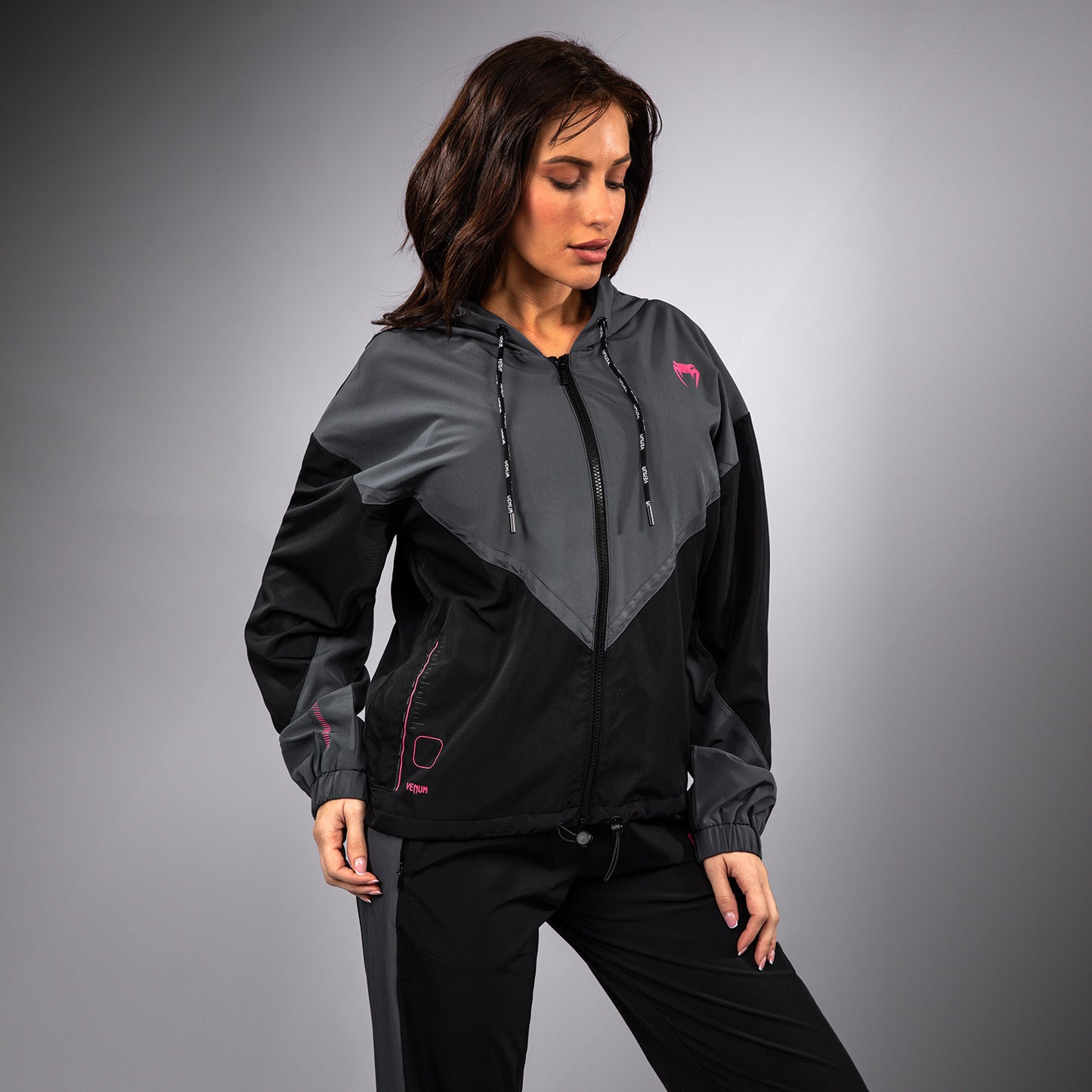 Venum Tactical XT Track Jacket - Black/Storm Grey - Venum Asia