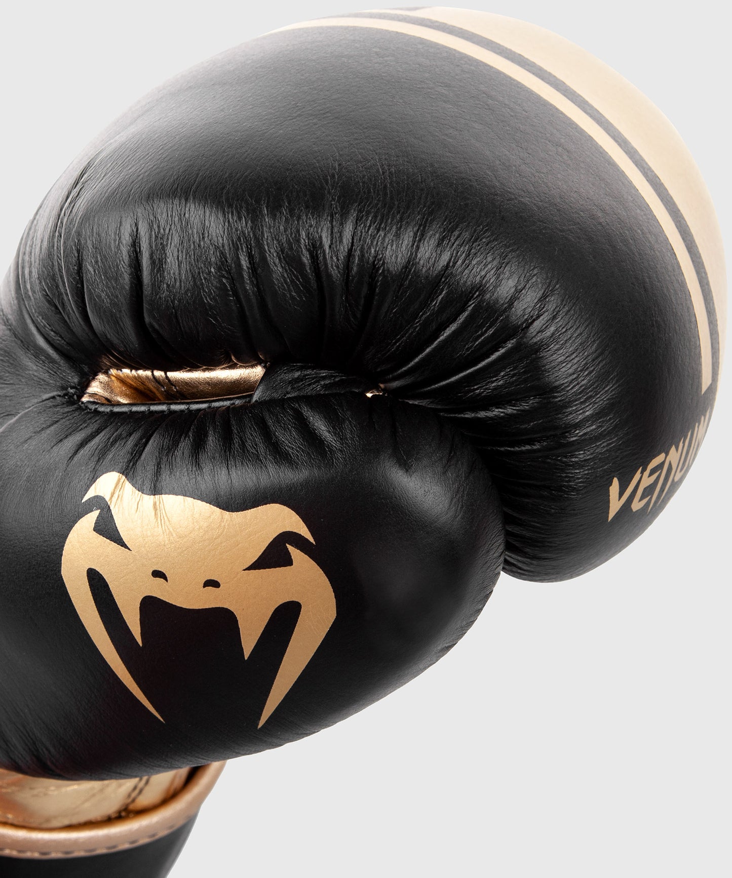 Venum Shield Pro Boxing Gloves Velcro - Black/Gold - Venum Asia