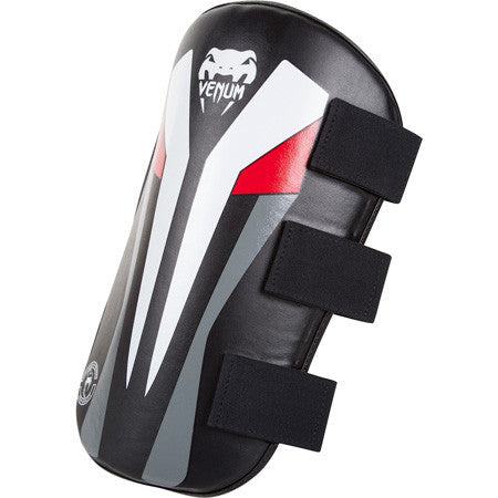 Venum Elite Leg Protector - Pair - Black/Ice/Red - Venum Asia