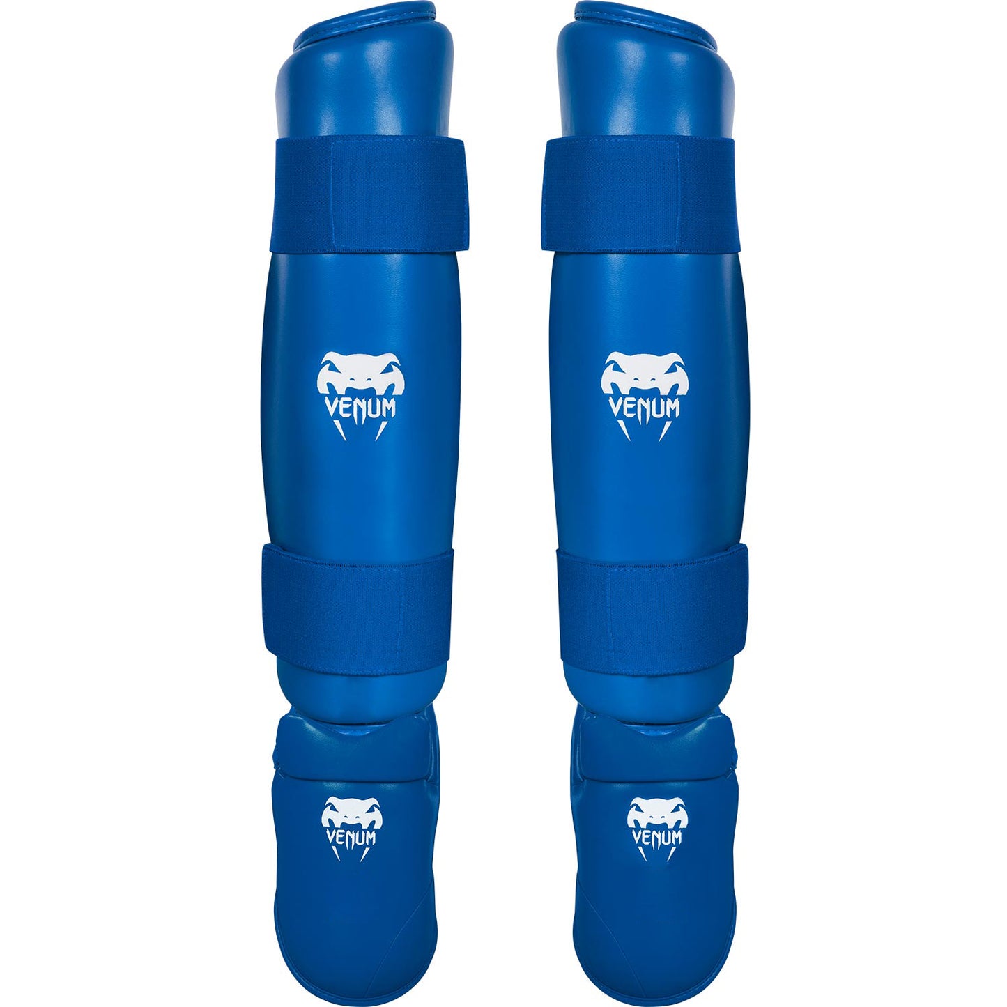 Venum Karate Shin Pad & Foot Protector - Blue - Venum Asia