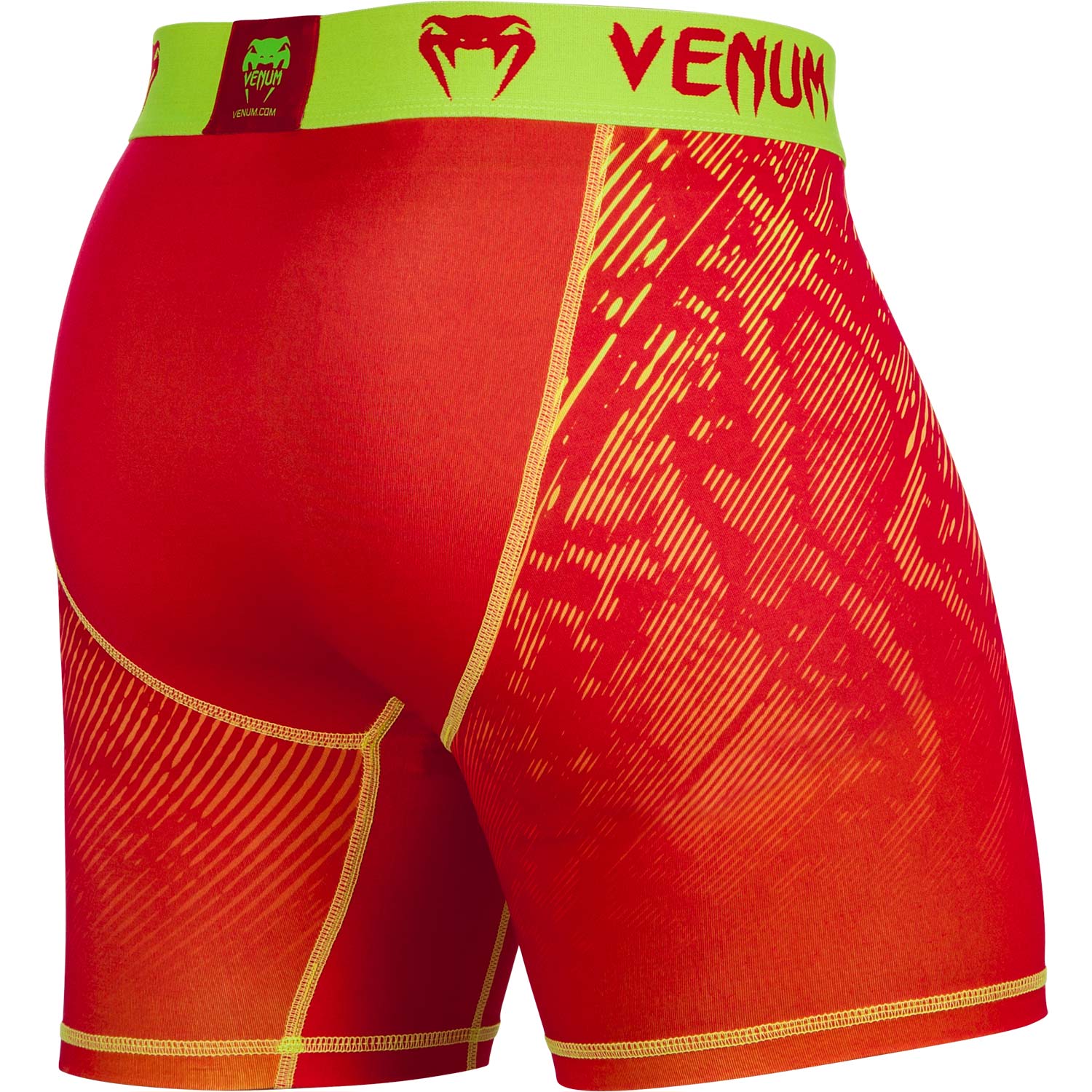 Venum Fusion Compression Shorts - Orange/Yellow - Venum Asia