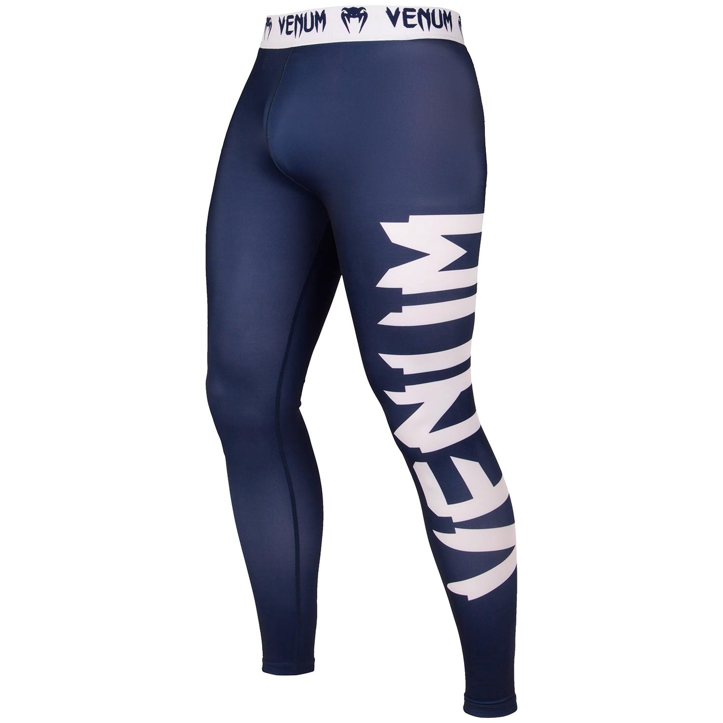 Venum Giant Compression Tights - Navy Blue/White - Venum Asia