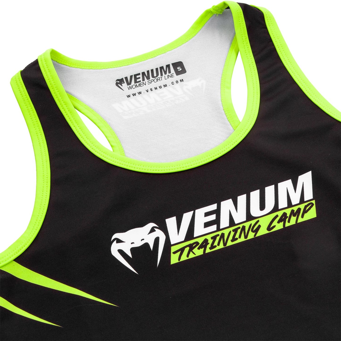 Venum Training Camp 2.0 Tank Top - Black/Neo Yellow - For Women - Venum ...