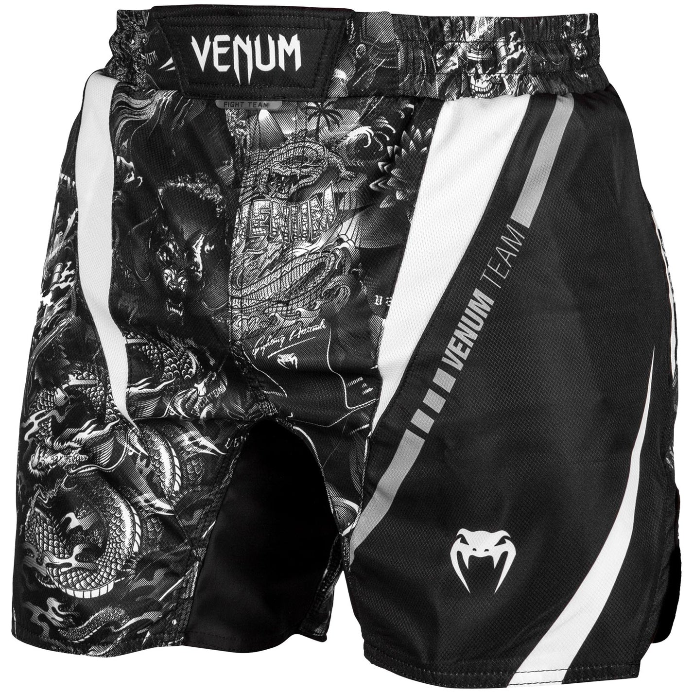 Venum Art Fightshorts - Black/White - Venum Asia