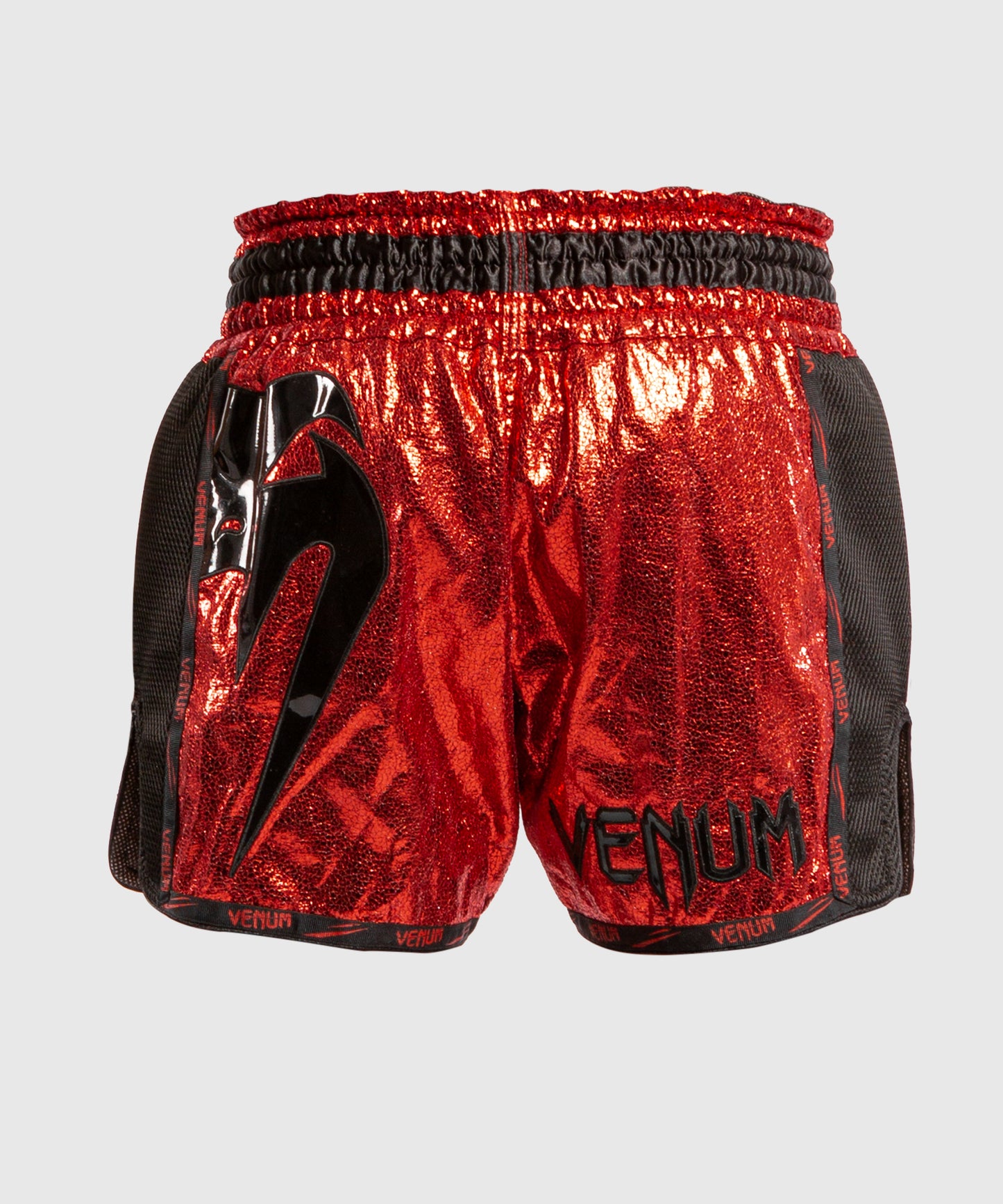 Venum Giant Foil Muay Thai Shorts - Red/Black - Venum Asia
