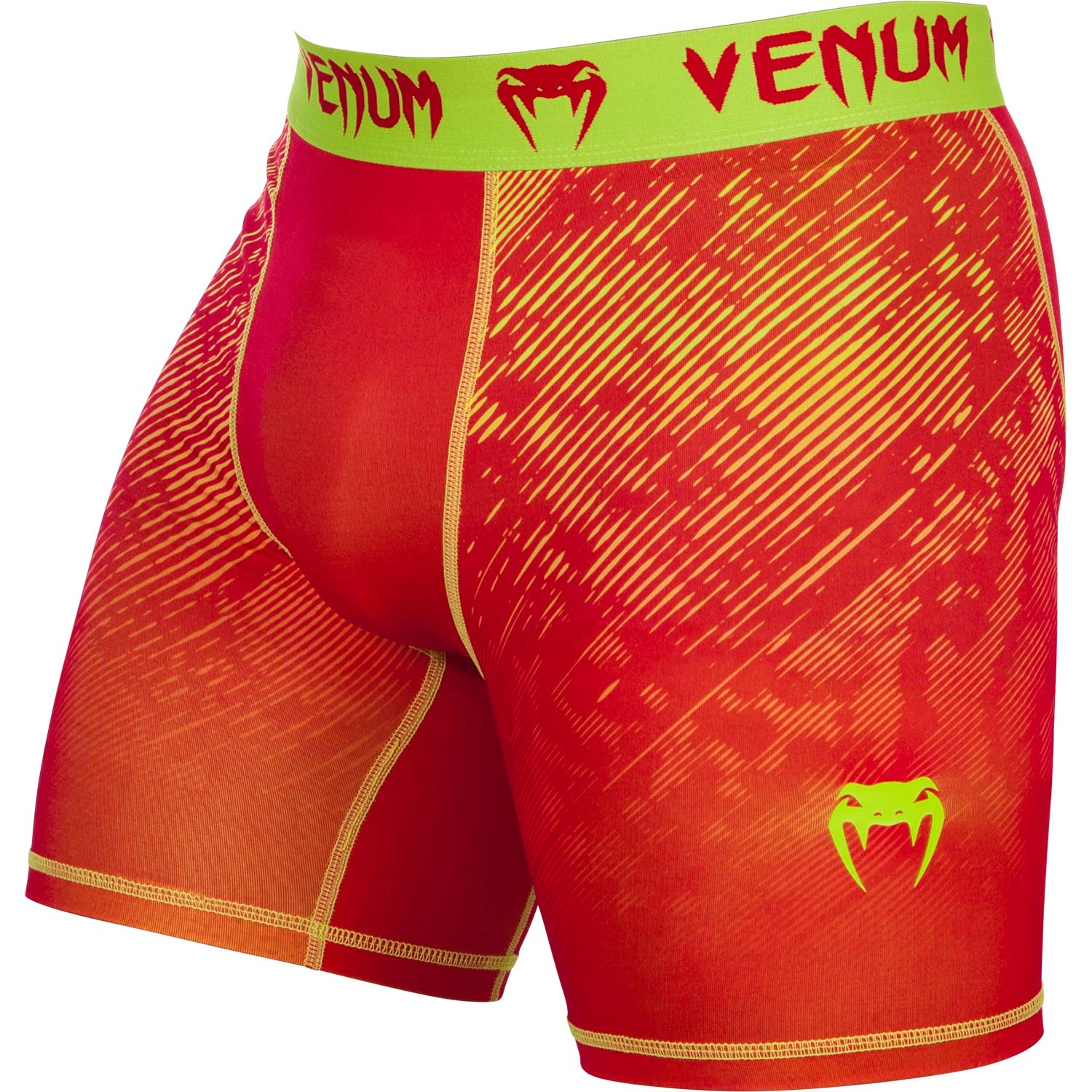 Venum Fusion Compression Shorts - Orange/Yellow - Venum Asia