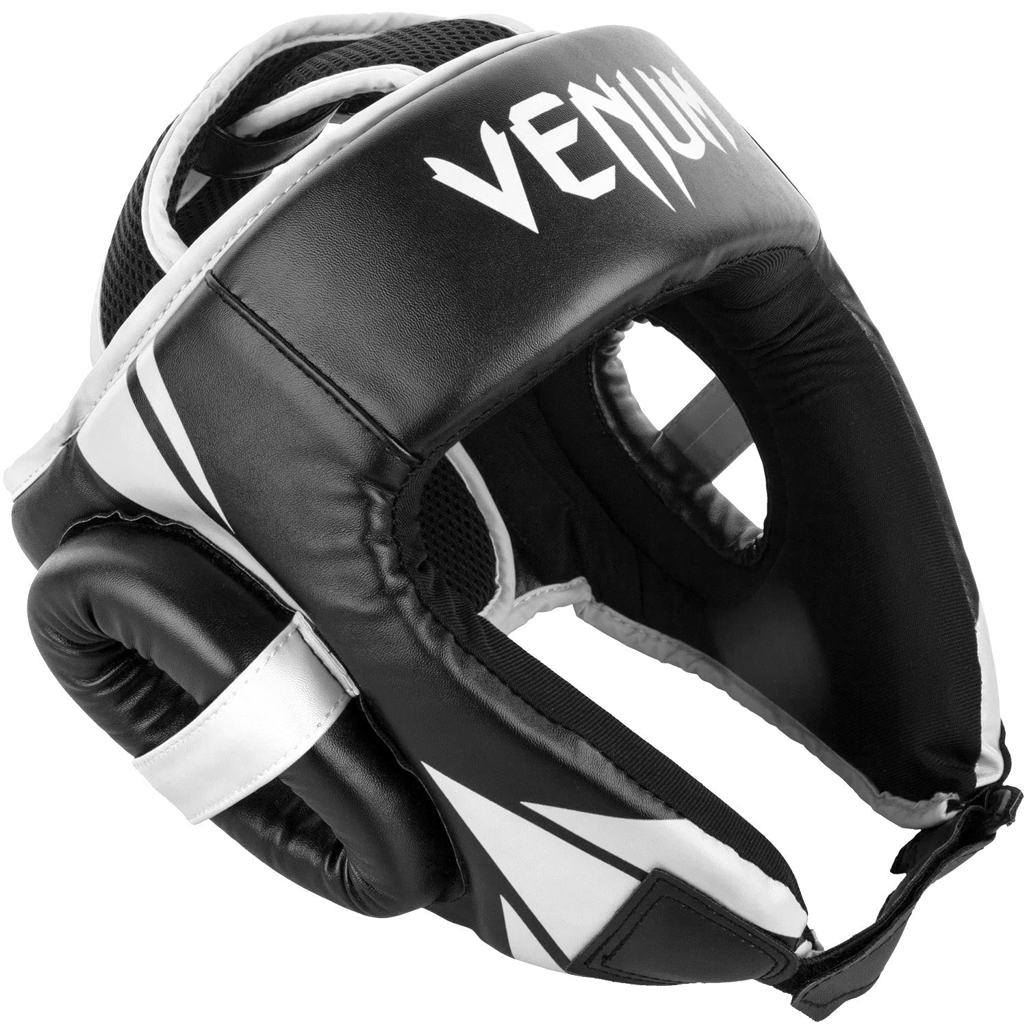 Venum Challenger Open Face Headgear - Black - Venum Asia