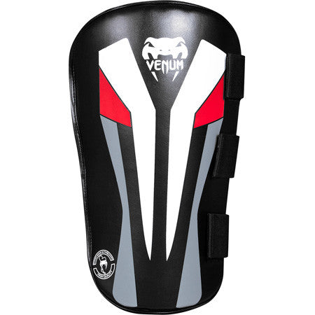 Venum Elite Leg Protector - Pair - Black/Ice/Red - Venum Asia