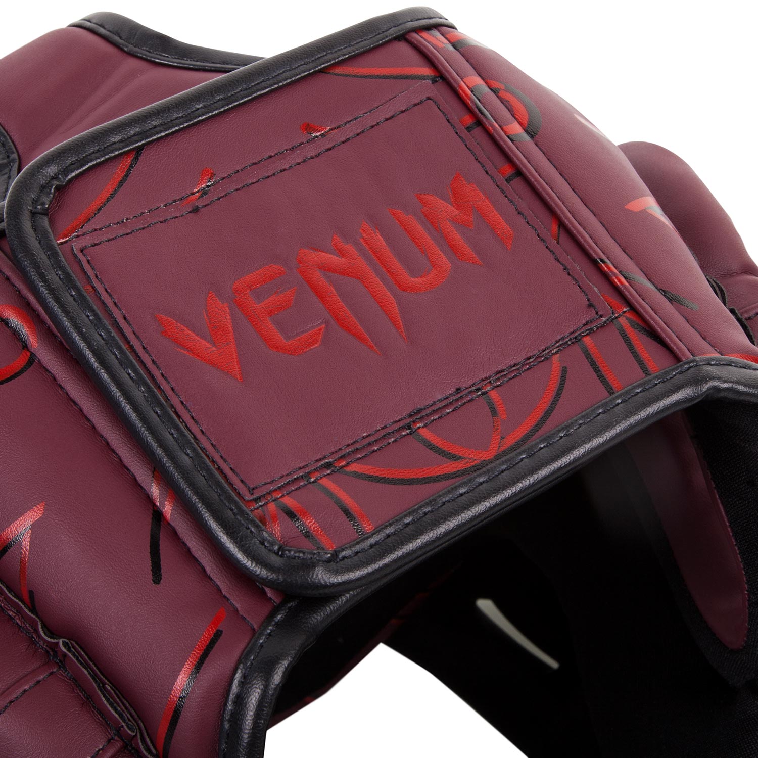 Venum Nightcrawler Headgear - Red - Venum Asia