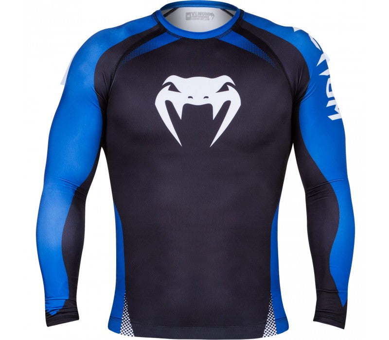 Venum No GI Rash Guard IBJJF Approved - Black/Blue - Venum Asia