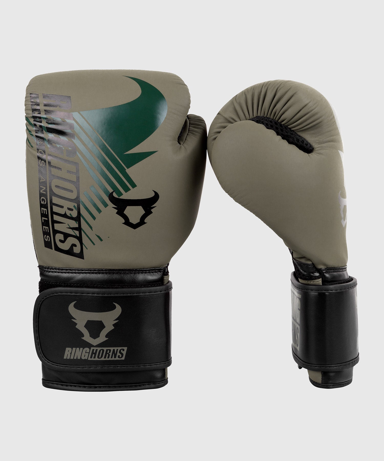 Ringhorns Charger MX Boxing Gloves - Khaki/Black - Venum Asia