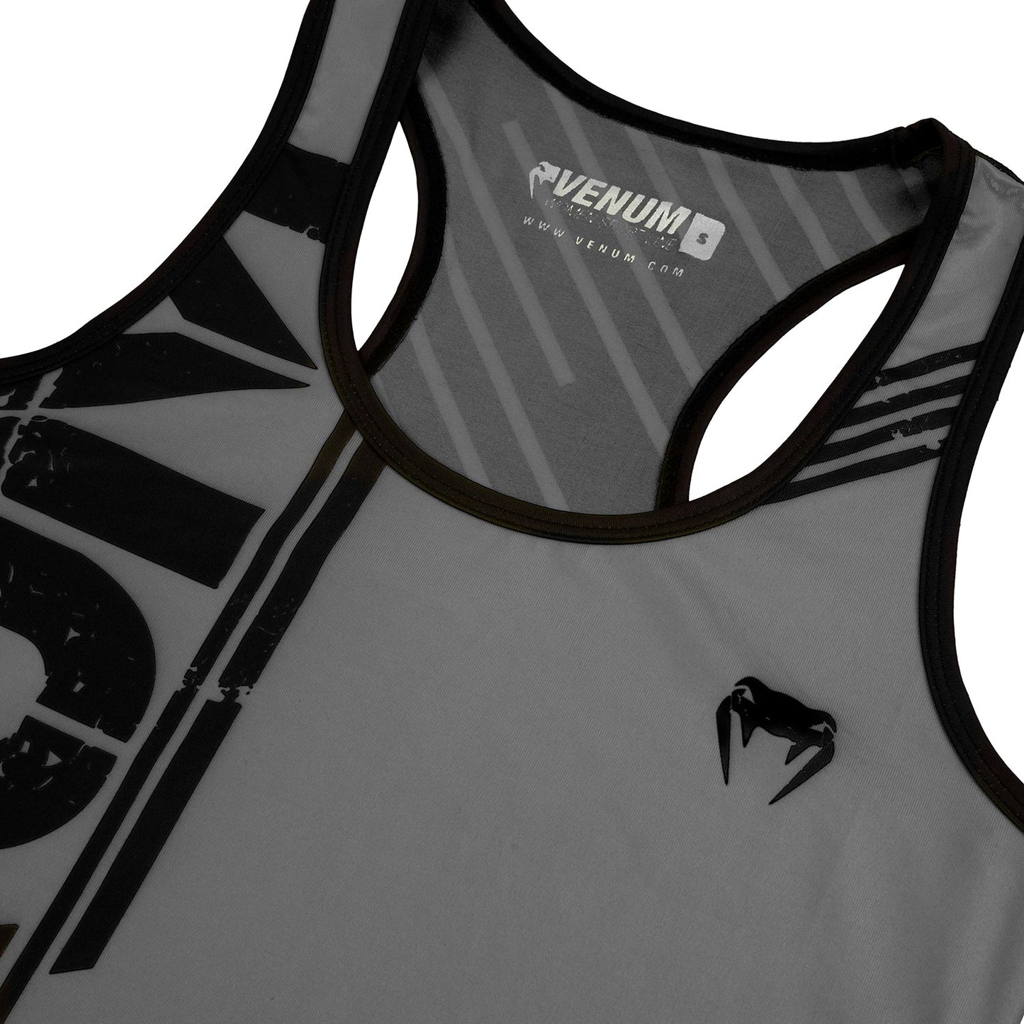 Venum Power Tank Top - Grey/Black - Venum Asia