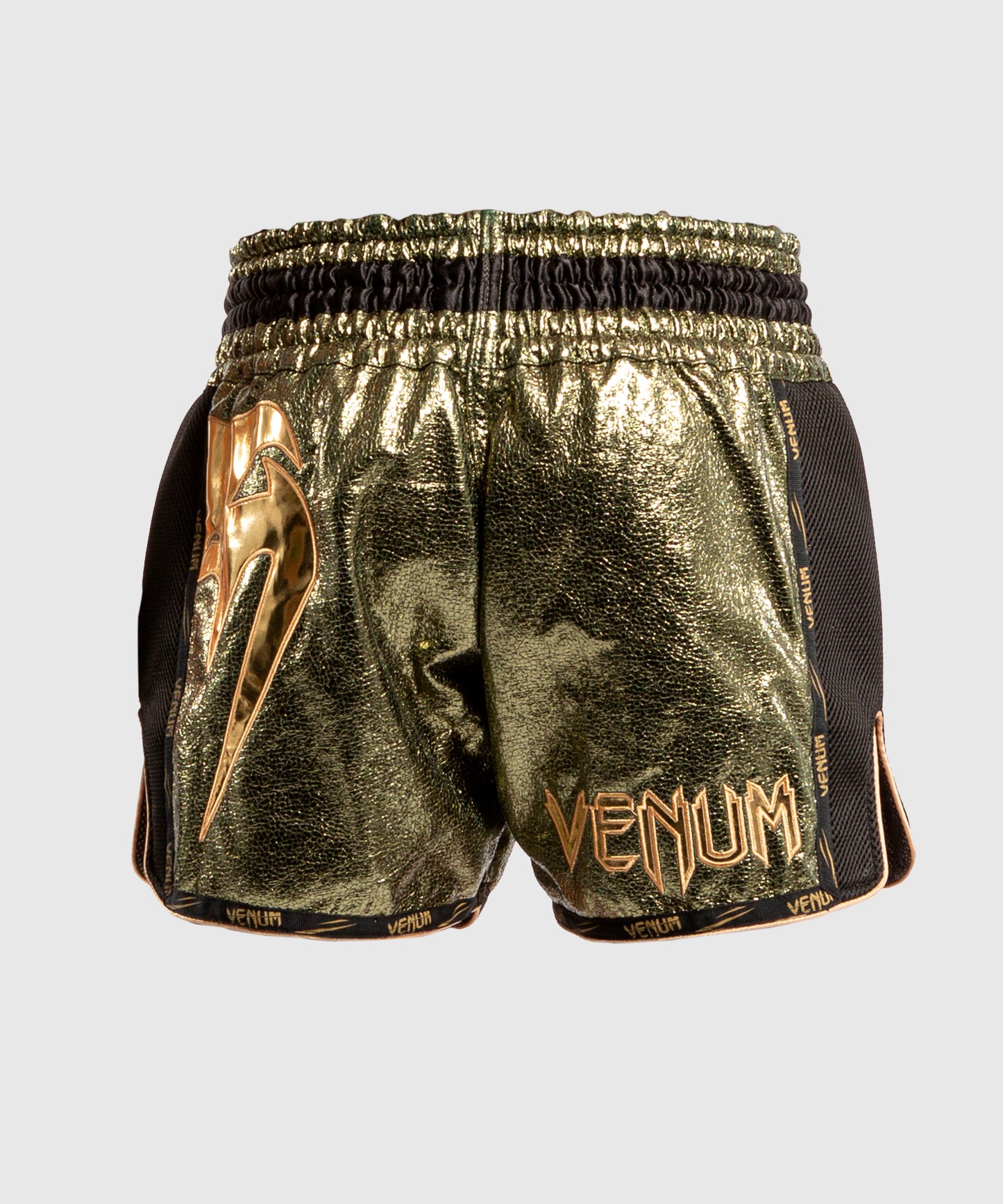 Venum Giant Foil Muay Thai Shorts - Khaki/Gold - Venum Asia