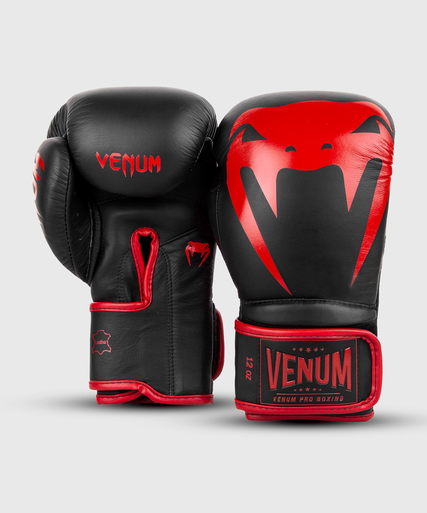 Venum Giant 2.0 Pro Boxing Gloves Velcro - Black/Red - Venum Asia